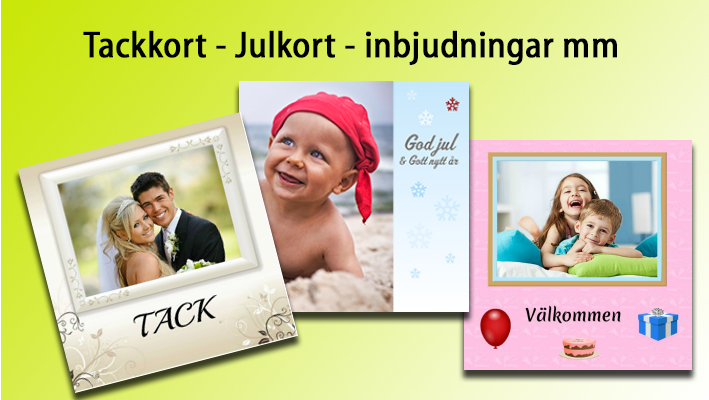 Jul & Tackkort - Ericsons Foto